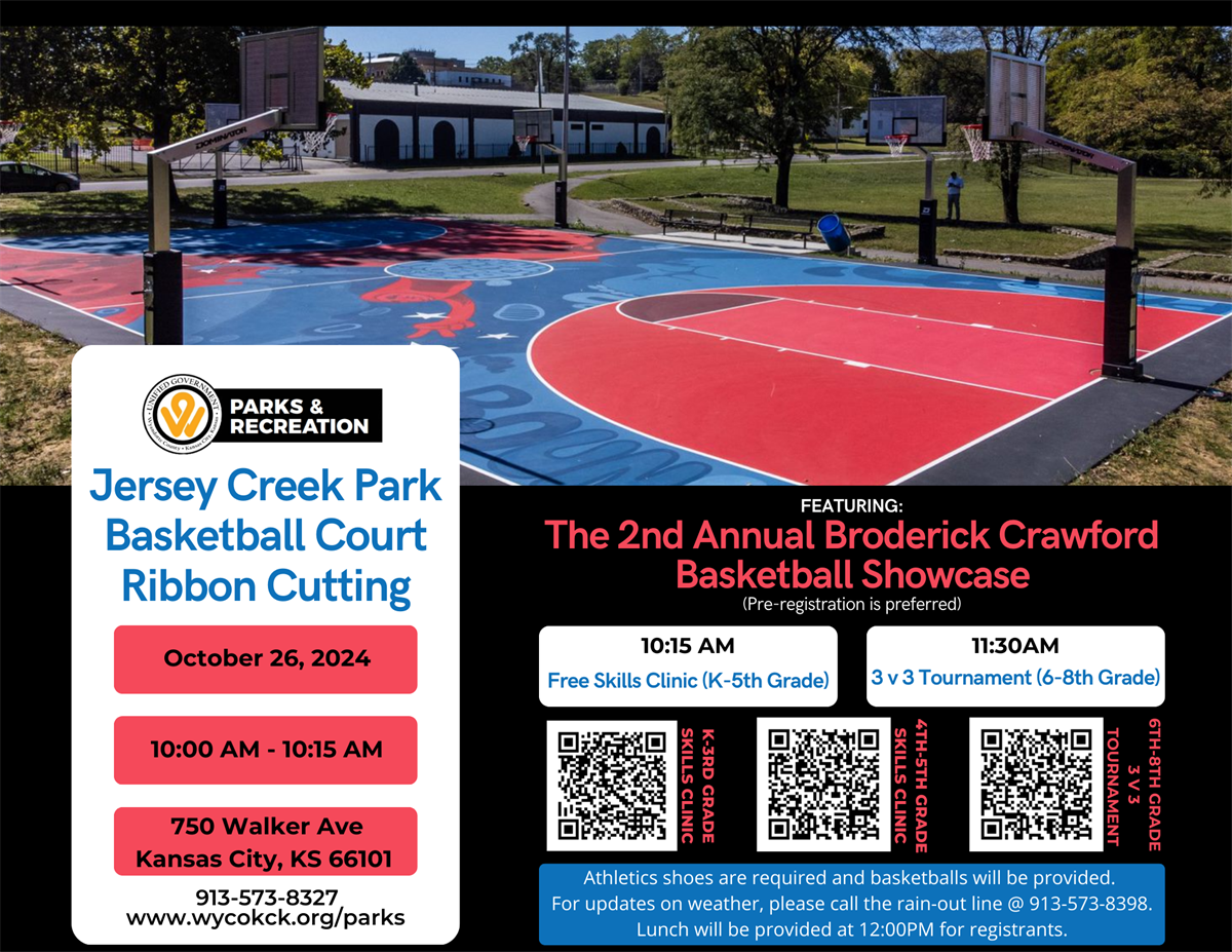 Jersey Creek Park Basketball Court Ribbon Cutting Ceremony