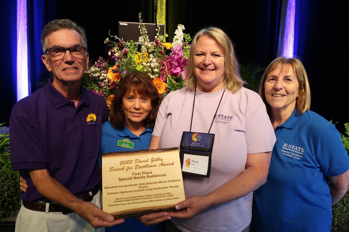 WyCo Extension Master Gardener Projects Earn International Recognition